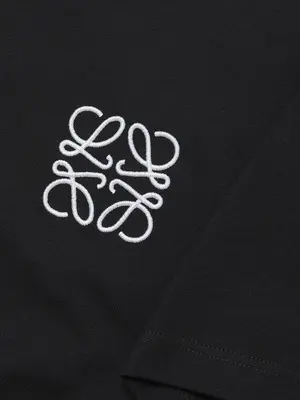 Loewe Embroidered Anagram T-shirt - Black