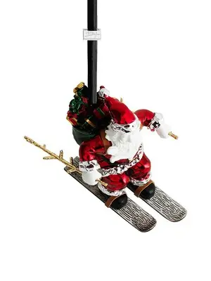 Michael Aram Skiing Santa Ornat - One-color