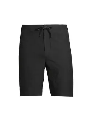 Vince Lightweight Hemp Shorts Washed Black