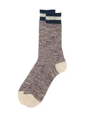 Barbour Men's Shandwick Socks - Burgundy  Burgundy