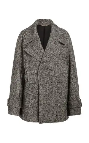 Victoria Beckham Oversized Wool-blend Peacoat
