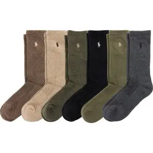 Polo Ralph Lauren Polo Ralph Lauren Assorted Crew Socks - 6 Pack Olast