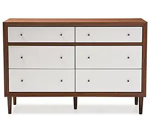 BAXTON STUDIO Harlow Mid-century Modern Scandinavian Style St Orage Dresser - One-color