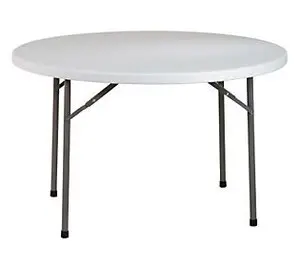 OFFICE STAR Light Gray 48' Round Banquet Table - One-color