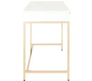 AVE SIX Alios Desk With White Gloss Finish Ospd