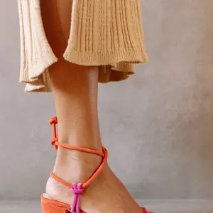 ALOHAS Grace Sandals - Magenta/orange
