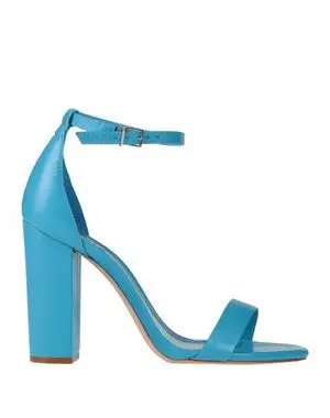 Schutz Leather Sandals - Blue