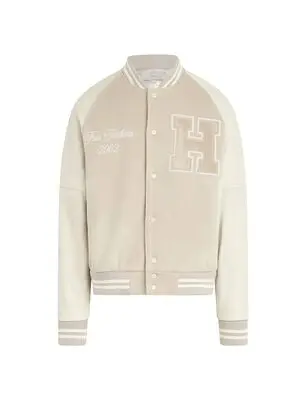Hudson Jeans Wool Varsity Bomber Jacket