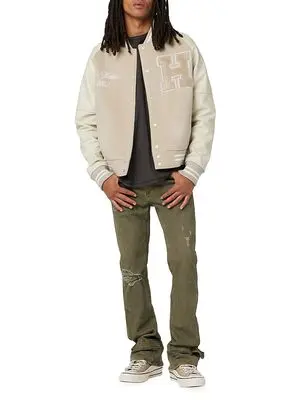 Hudson Jeans Wool Varsity Bomber Jacket