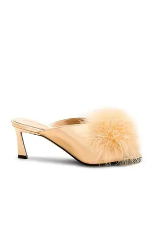 Feathered Mules Clogs For Women