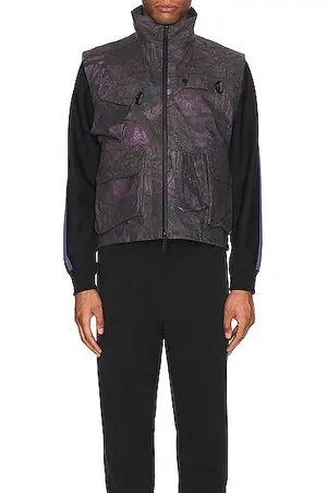 South2 West8 River Trek Over Vest In Purple In Camo - 83% Off
