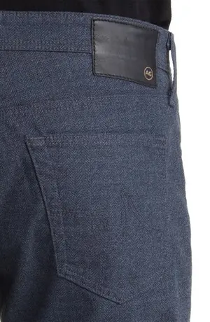 Ag Everett Herringbone Slim Straight Leg Pants