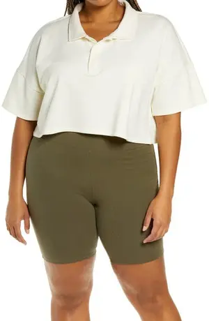 Bp. French Terry Crop Polo