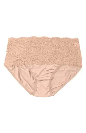 Hanky Panky Silky Skin High Waist Briefs - Mocha