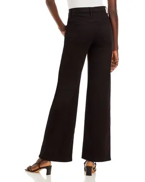 Joe's Jeans The Mia High Rise Wide Leg Jeans - Black