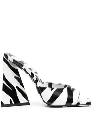 Attico Devon Zebra-print Sandals