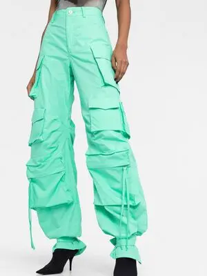 Attico Fern Cotton Cargo Trousers