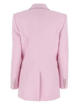 Alexander McQueen Double-breasted Wool Blazer - Pink