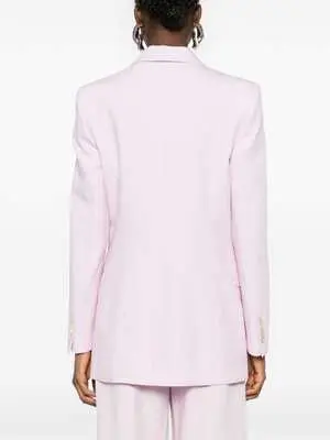 Alexander McQueen Double-breasted Wool Blazer - Pink