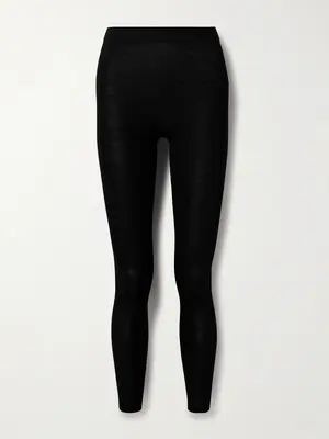 Loro Piana Wool-blend Leggings - Black