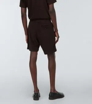 Frescobol Carioca Augusto Terry Shorts - Brown