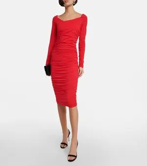 Velvet By Graham & Spencer Gauzy Whisper Jersey Midi Dress