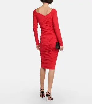 Velvet By Graham & Spencer Gauzy Whisper Jersey Midi Dress