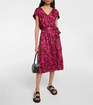 Velvet By Graham & Spencer Floral Midi Dress