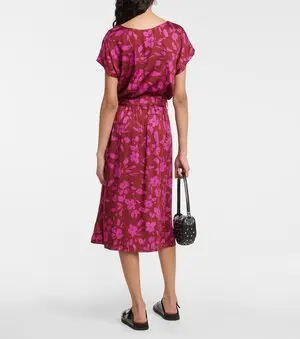 Velvet By Graham & Spencer Floral Midi Dress