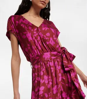 Velvet By Graham & Spencer Floral Midi Dress