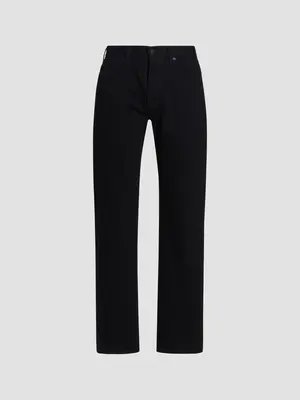 NILI LOTAN Billie Straight-leg Jeans - Black