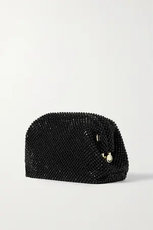 LOEFFLER RANDALL Doris Crystal-embellished Mesh Clutch