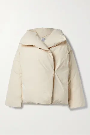 TOTEME Signature Cotton-blend Shell Down Jacket