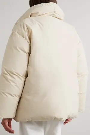 TOTEME Signature Cotton-blend Shell Down Jacket