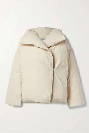 TOTEME Signature Cotton-blend Shell Down Jacket