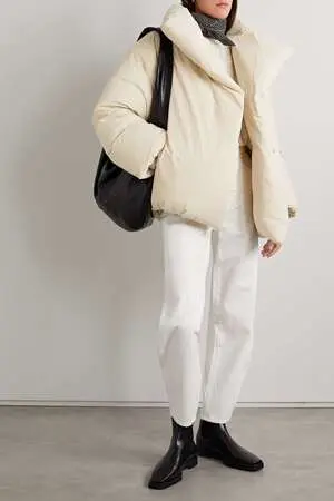 TOTEME Signature Cotton-blend Shell Down Jacket