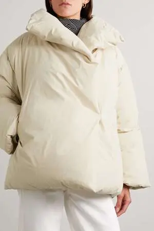 TOTEME Signature Cotton-blend Shell Down Jacket
