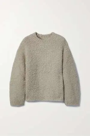 LAUREN MANOOGIAN Astrakhan Alpaca And Wool-blend Sweater