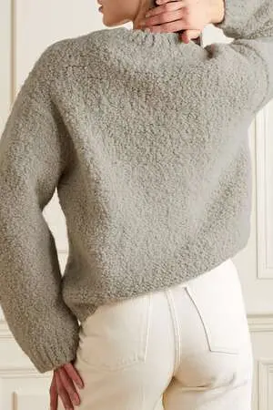 LAUREN MANOOGIAN Astrakhan Alpaca And Wool-blend Sweater