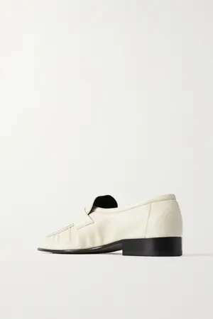 THE ROW Leather Loafers - Ivory