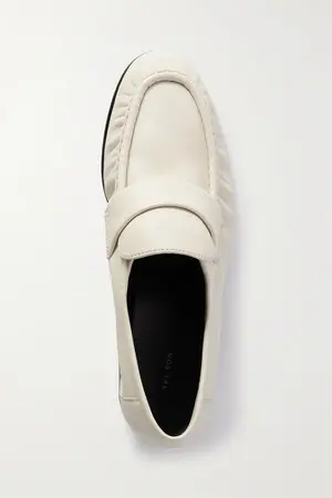 THE ROW Leather Loafers - Ivory