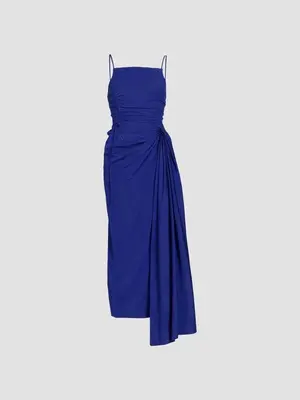 JASON WU Draped Ruched Midi-dress