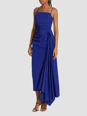 JASON WU Draped Ruched Midi-dress