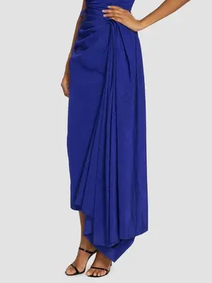 JASON WU Draped Ruched Midi-dress