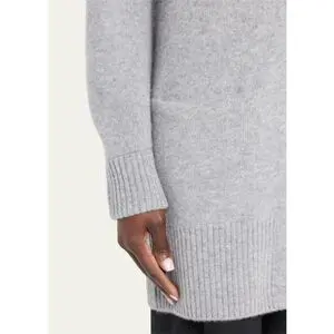 Vince Cashmere Shawl-collar Open-front Cardigan - Gray