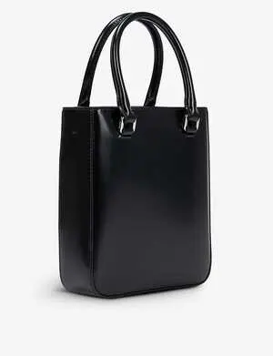 Prada Logo-embellished Leather Cross-body Bag