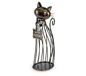 TRUE BRANDS Cat Wine Cork Display - One-color
