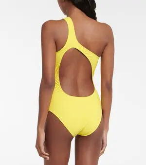 Isabel Marant Sage One-shoulder Swimsuit - Yellow