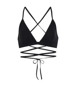 Isabel Marant Solange Bikini Top - Black