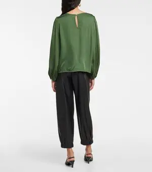 Velvet By Graham & Spencer Leila Satin Top